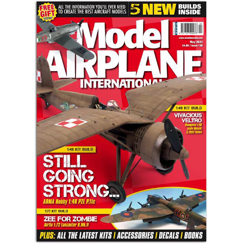 【单期可选】Model Airplane International 2023年月刊 英国飞机模型制 2021年5月刊