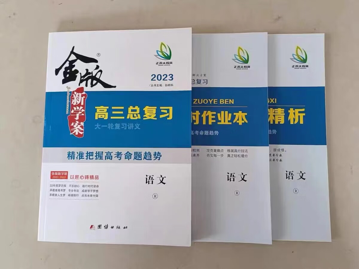 2023金版新学案高三总复习大一轮复习讲义语数英物化生政史地全科 语文人教版（老高考） 高中三年级