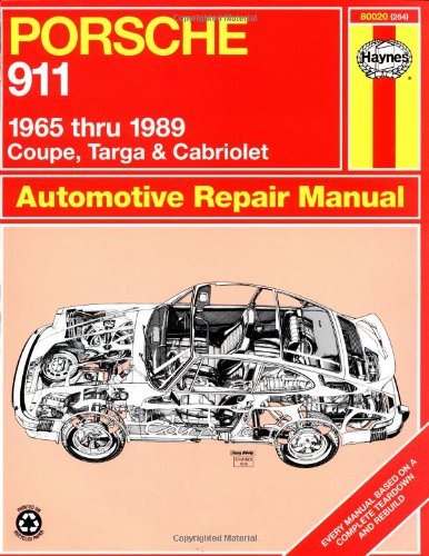 Porsche 911 (1965-1989) for Coupe, Targa & Cabriolet Haynes Repair Manual (USA)