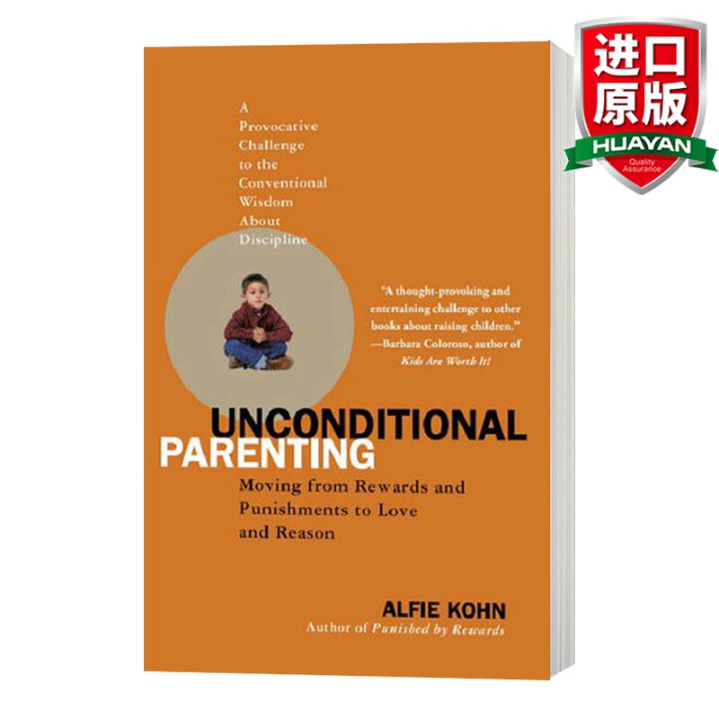 英文原版 无条件养育 奖励 Unconditional Parenting 家庭育儿英语书