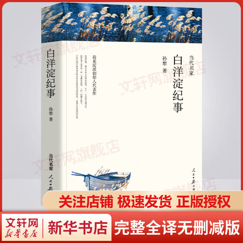 白洋淀纪事 完整全译无删减版 世界经典名著名译 七年级上册推荐课外阅读书籍