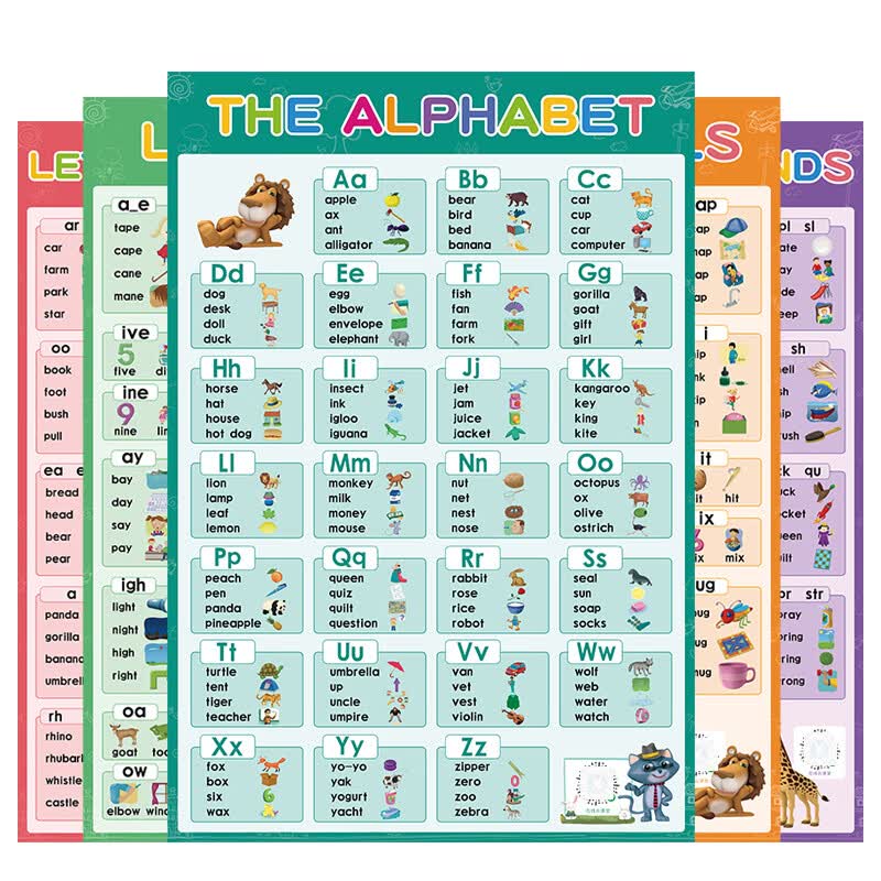 Oxford Phonics World 1/2/3/4/5级 新版牛津自然拼读教材 全套进口原版5-12岁 牛津拼读世界 牛津树阅读系列 全套5张挂图