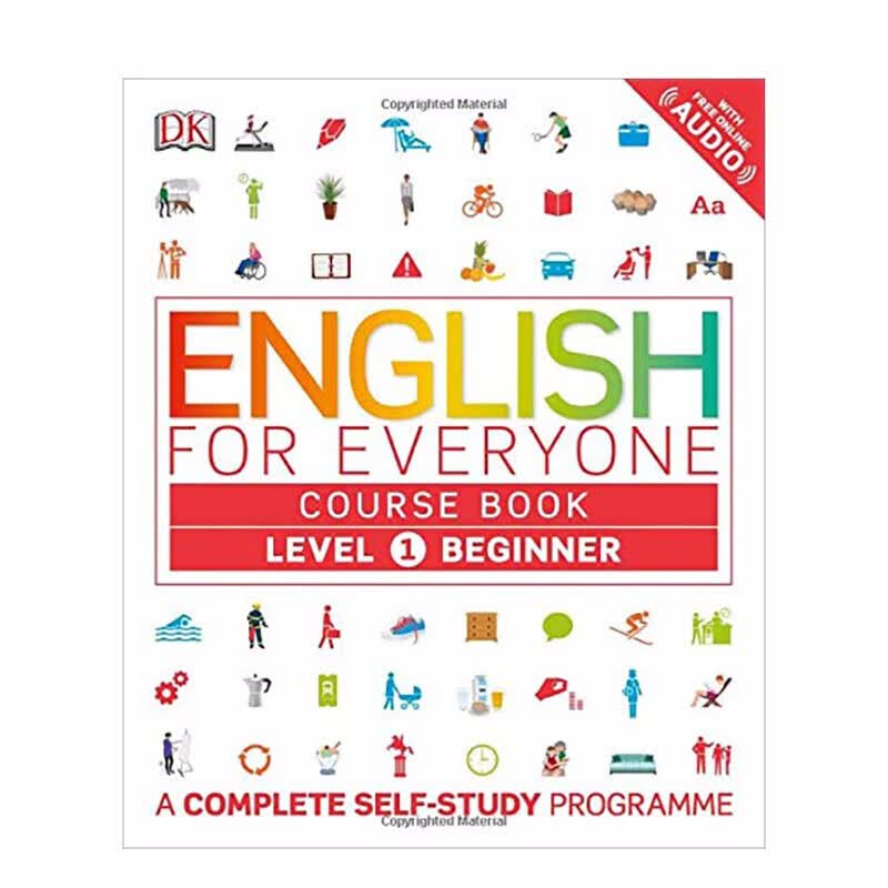 【DK新视觉人人学英语英文原版】L1初级 入门英语自学课本教材书籍 英文原版图书籍