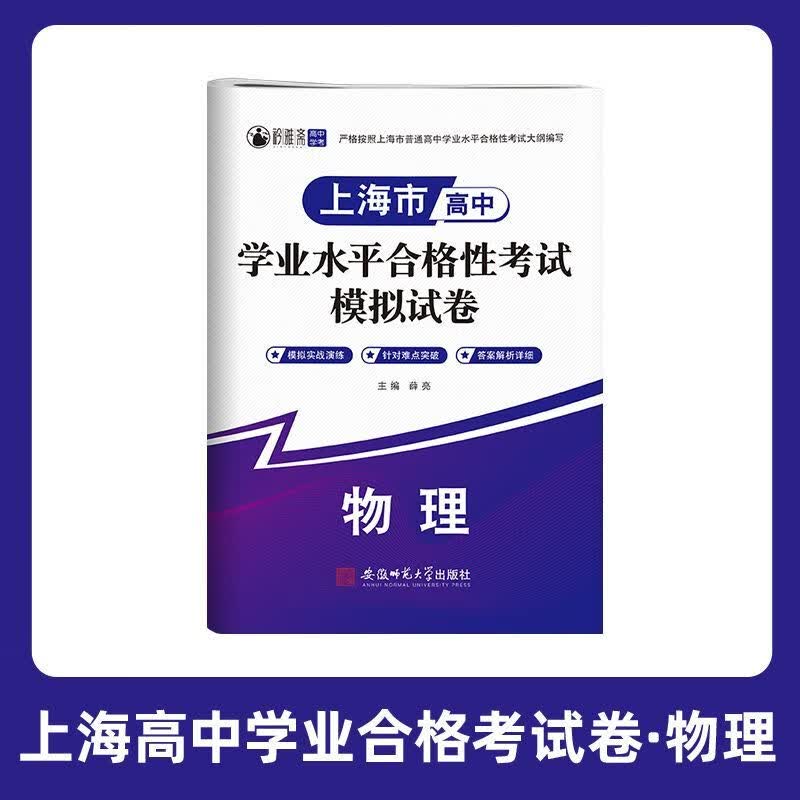 2023上海高中学业水平考试总复习合格性考试语数英物理化全科 高中通用 物理