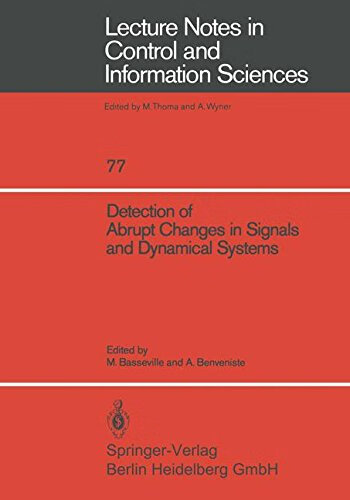 Detection of Abrupt Changes in Signals and Dynamical Systems