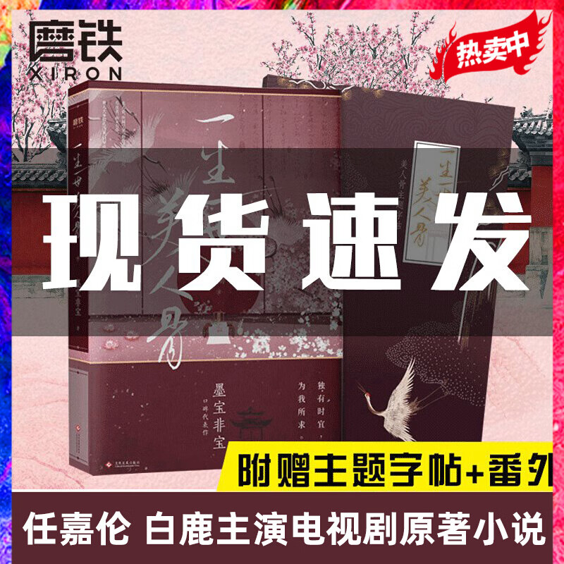 新版【周生如故 赠主题字帖】一生一世美人骨 墨宝非宝 新增前世今生番外 长安如故小说 磨铁图书 烟雨