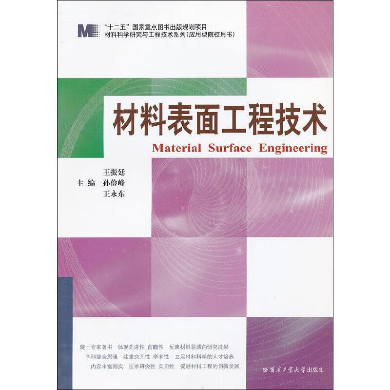 材料表面工程技术 王振廷,孙俭峰,王永东 编 书籍