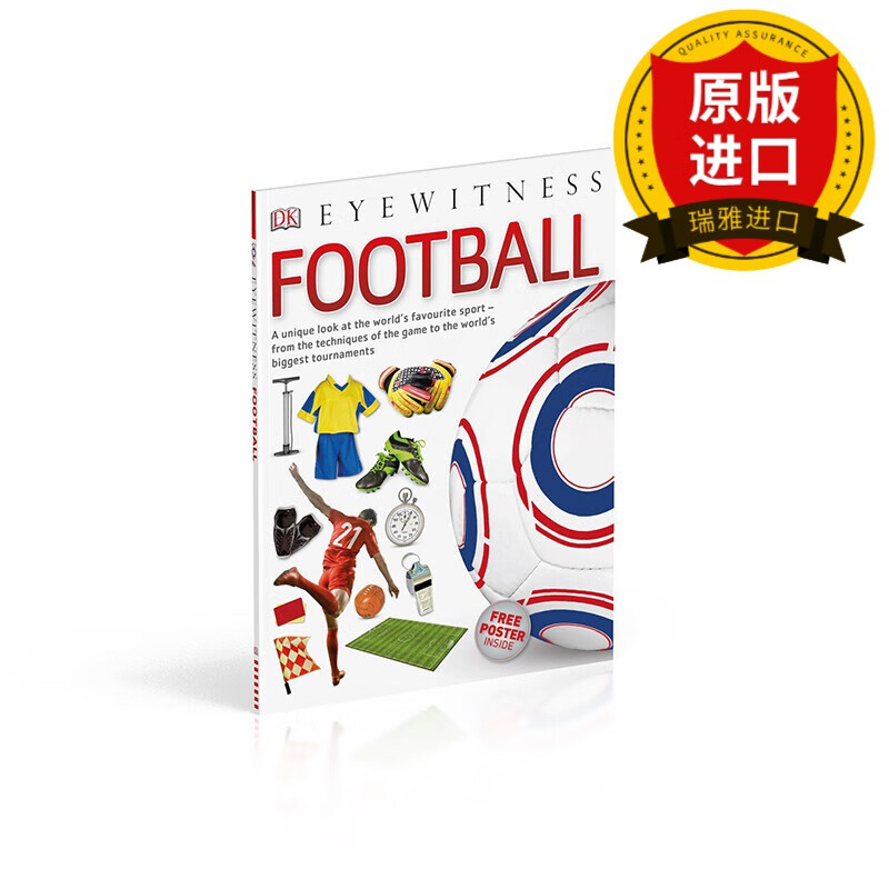 英文原版 DK目击者系列 足球 Eyewitness Football 百科课外少儿读物 英文版 DK 进口英语原版书籍