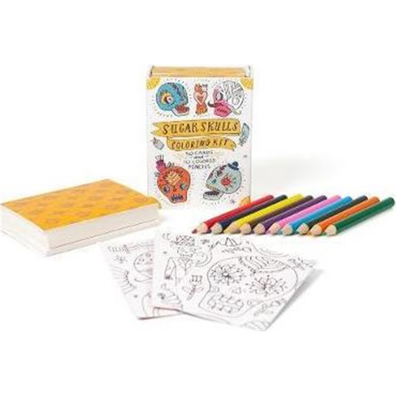 Sugar Skulls Coloring Kit
