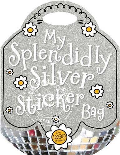 现货 儿童银色贴纸书 英文原版 My spendedly silver sticker b