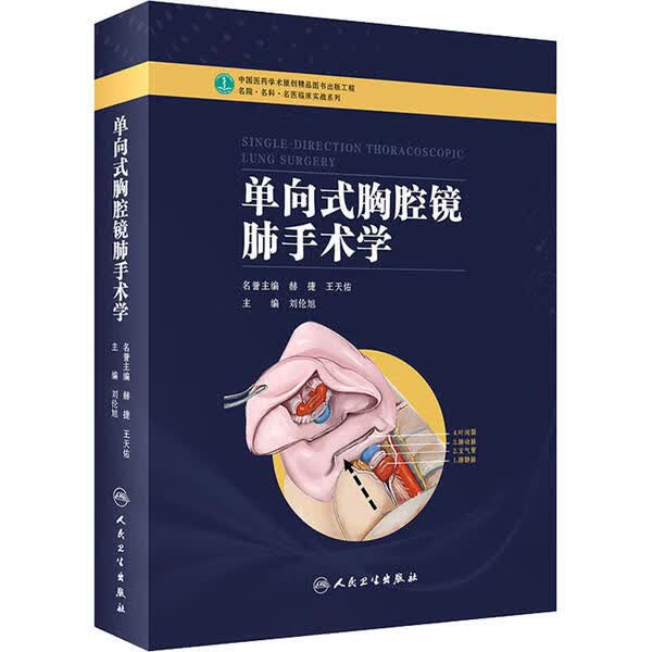 单向式胸腔镜肺手术学刘伦旭9787117278188人民卫生出版社 全新