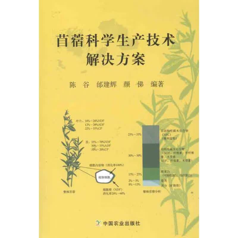 苜蓿科学生产技术解决方案 陈谷 邰建辉 等 作 书籍