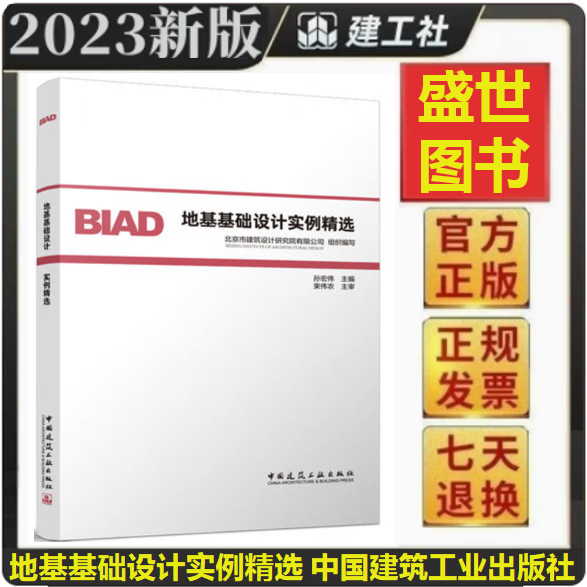 【现货】BIAD地基基础设计实例精选 孙宏伟主编