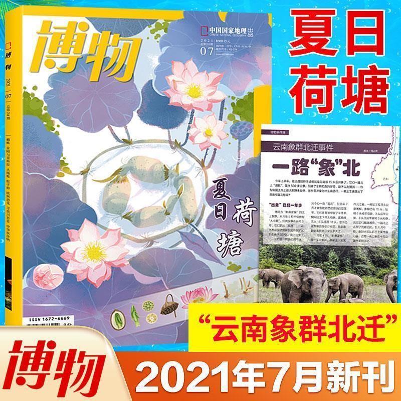 博物杂志2023年8月 高大的树 2022年 2019年 2021年（下单选择期数）青少年自然人文百科期刊科普书 博物君式科普杂志 中国国家地理杂志出品 2021年7月第7期