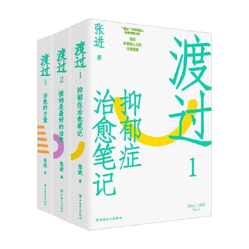 【共3册】渡过：抑郁症治愈笔记+渡过2：接纳是最好的治愈+渡过3：治愈 pop