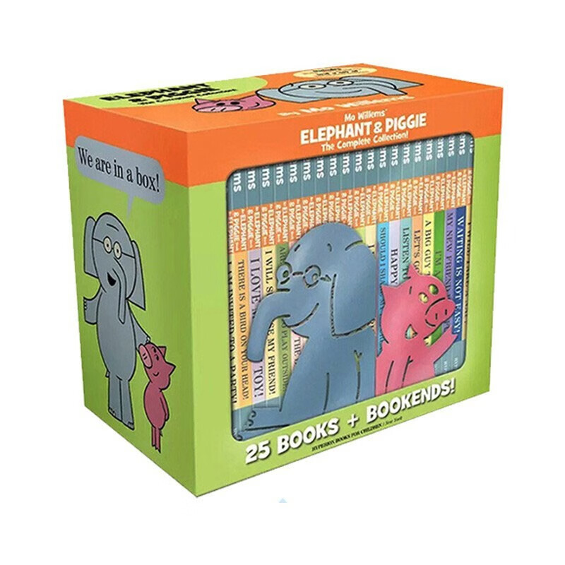 现货 Elephant and Piggie 小猪小象系列 25册精装 英文原版绘本 经典情商教育培养 吴敏兰 Mo Willems 莫威廉斯 梦想童趣城 英文原版