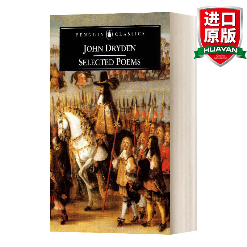 Selected Poems 英文原版 约翰 德莱顿诗选 John Dryden 英文版 进口英语原版书籍
