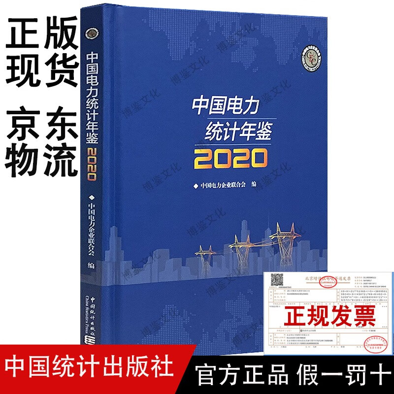 2020中国电力统计年鉴（现货）