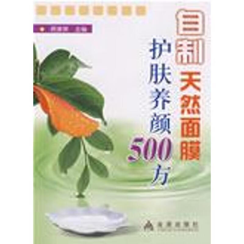 自制天然面膜护肤养颜500方