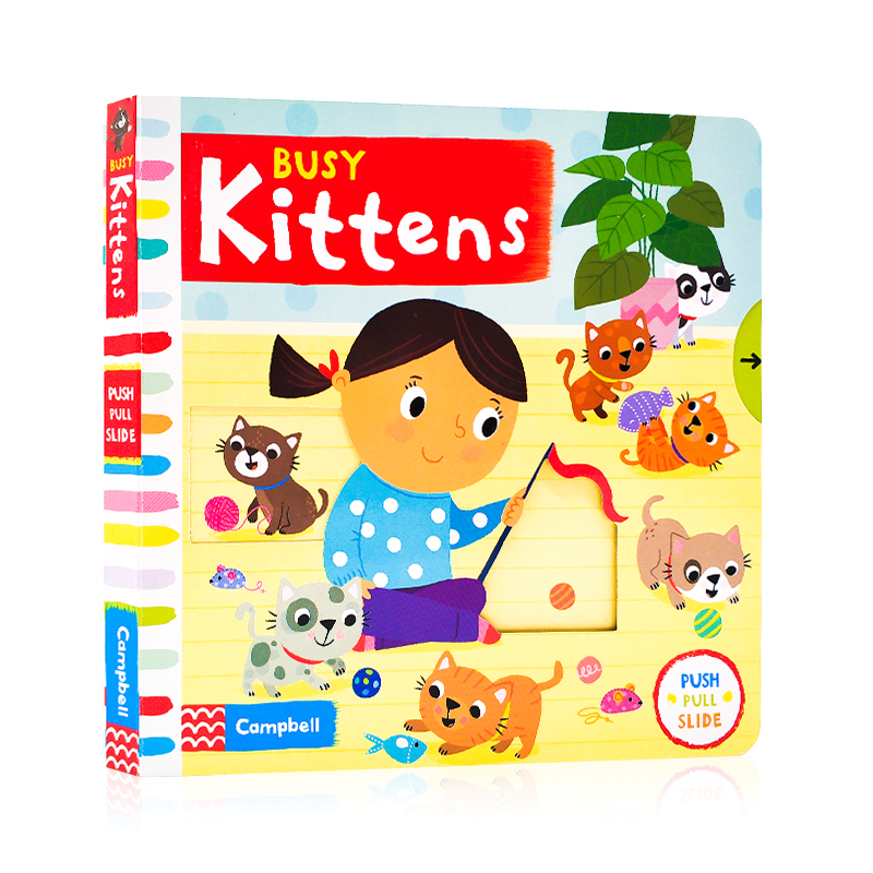 繁忙的小猫 Busy Kittens 英文绘本进口原版