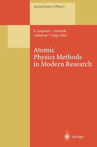 Atomic Physics Methods in Modern Research