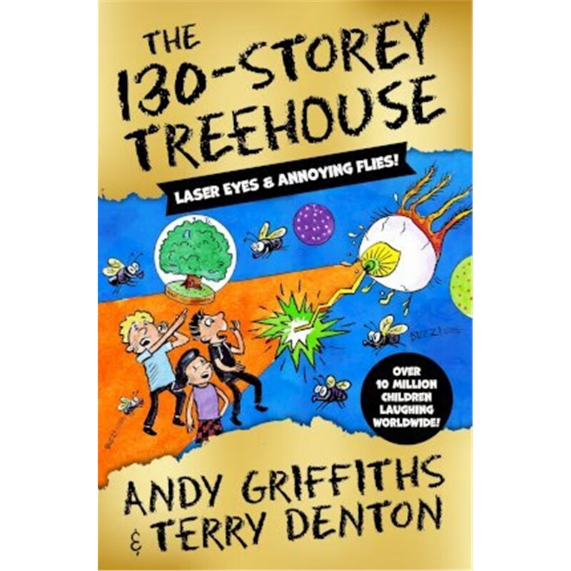 精装 130层树屋故事 The 130-Storey Treehouse 英文原版疯狂树屋历险记