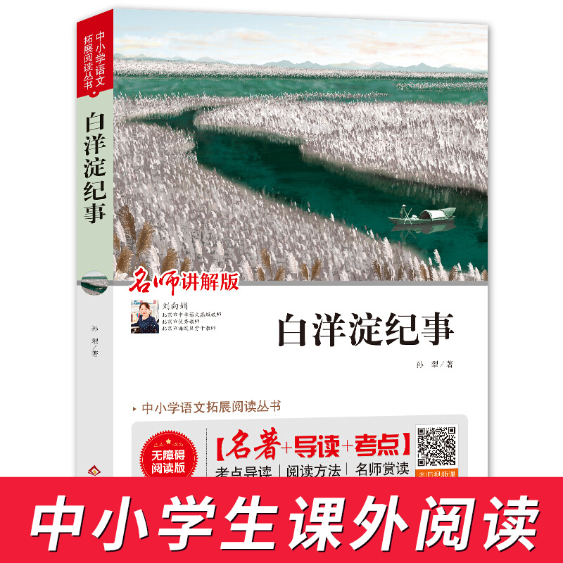中小学语文拓展阅读丛书 阅读版文学名著 中小学生语文阅读 课外拓展阅读 白洋淀纪事无障碍阅读版