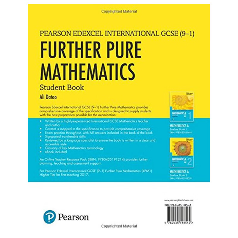 【中图原版】Pearson Edexcel International GCSE (9-1) Fur