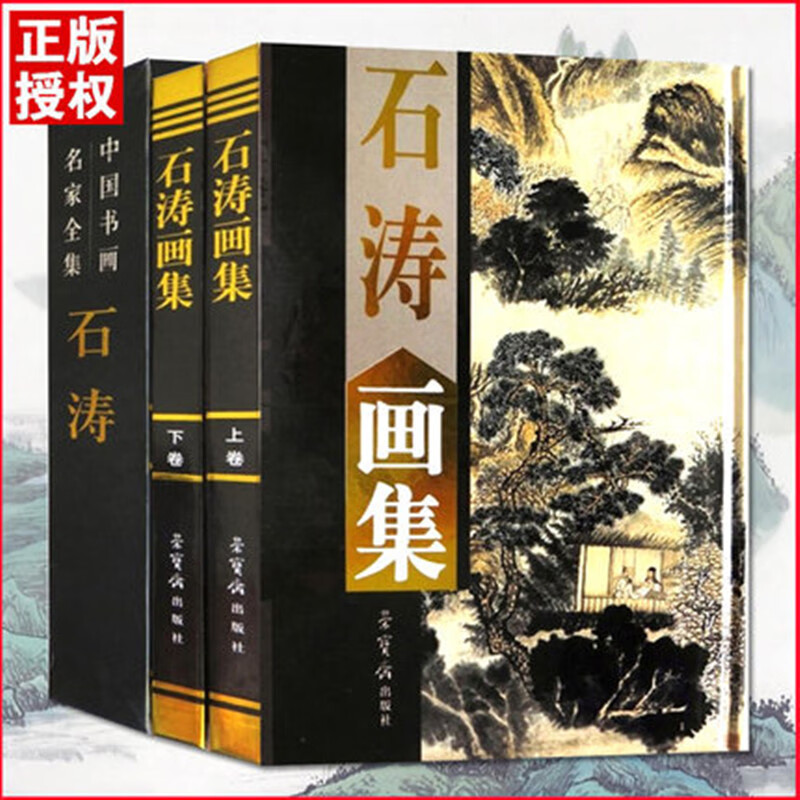 石涛画集 中国书画名家全集小品山水花鸟画画册精选装饰画鉴赏作品