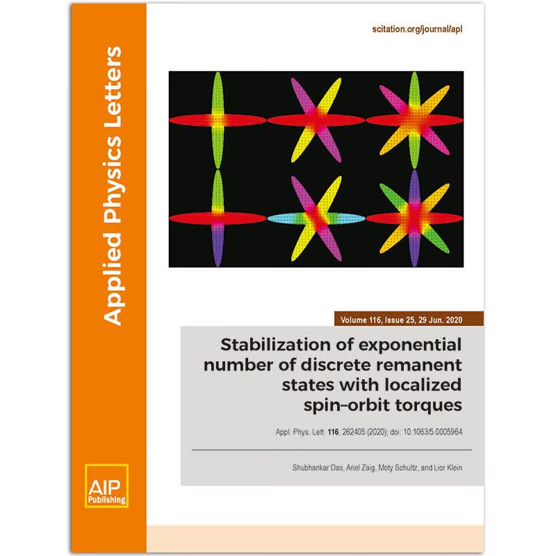 【单期可选】Applied Physics Letters 应用物理学快报 Vol.116 2020 N.26 2020年6月29日