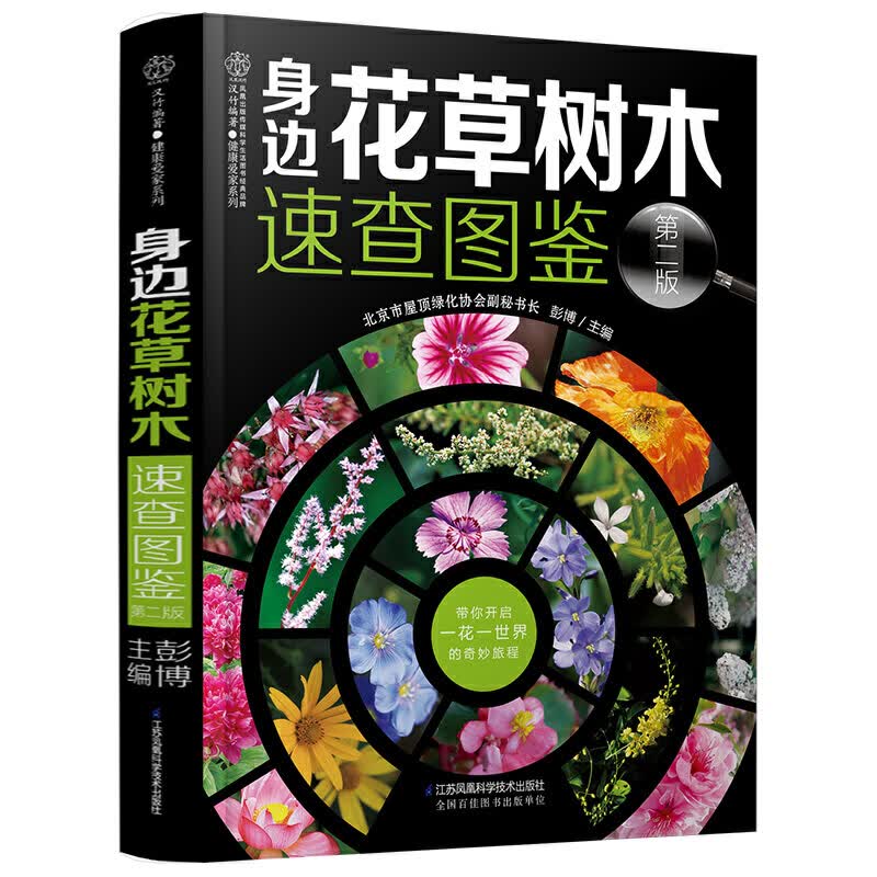 身边花草树木速查图鉴 (精装) 600余种常见的城市植物和野外植物 植物鉴别工具书 花卉图解书 园