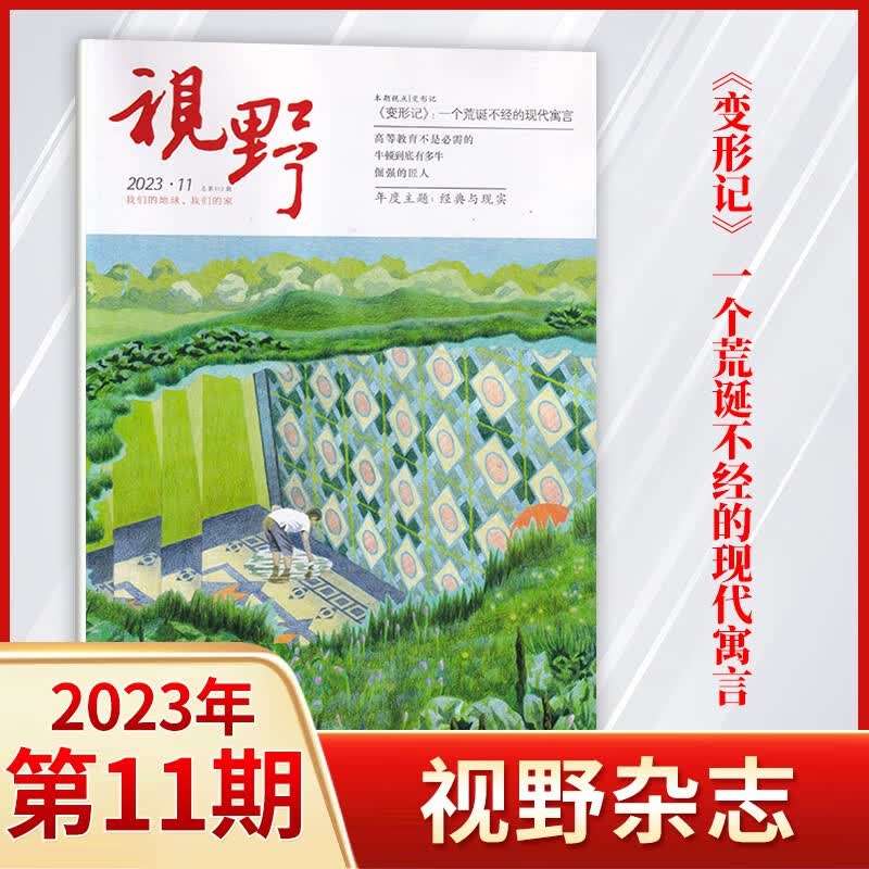 【16期现货】视野杂志2023年16期新 综合性文摘文学类人文生活期刊杂志 6月11期 变形记