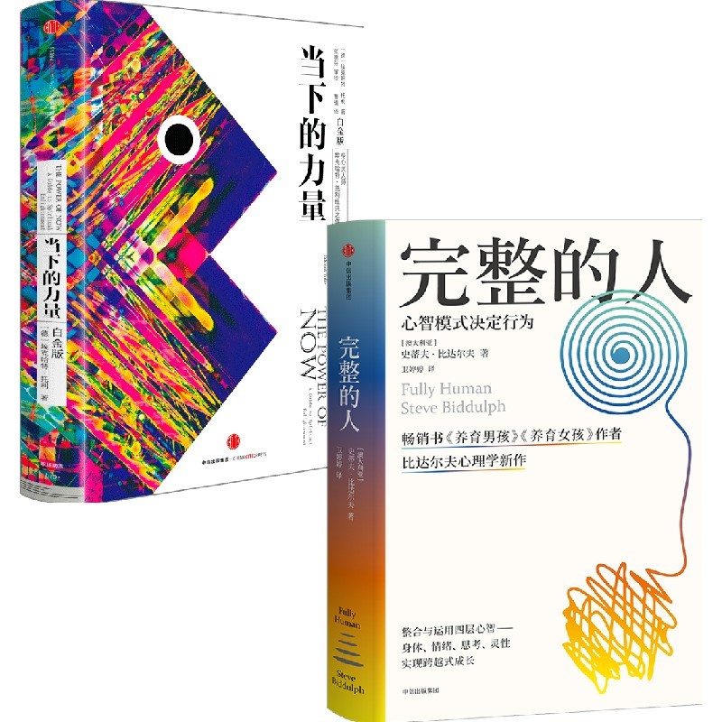 当下的力量（白金版）+完整的人（套装2册）