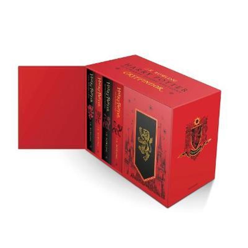 哈利波特英文原版 哈利波特1-7册套装 格来芬多学院精装版 Harry Potter Gryffindor House Edition Hardback Box Set