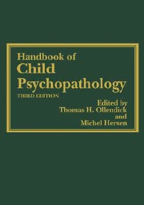Handbook of * Psychopathology