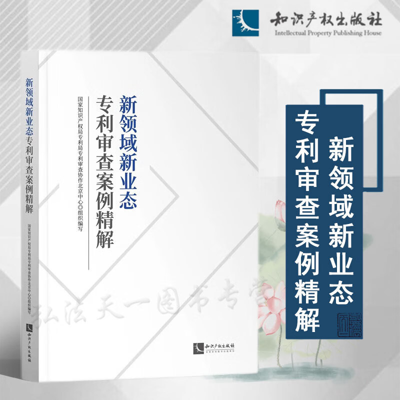 2023新书 新领域新业态专利审查案例精解 知识产权出版社 全书聚焦22个新领域新业态技术主题 9787513087407