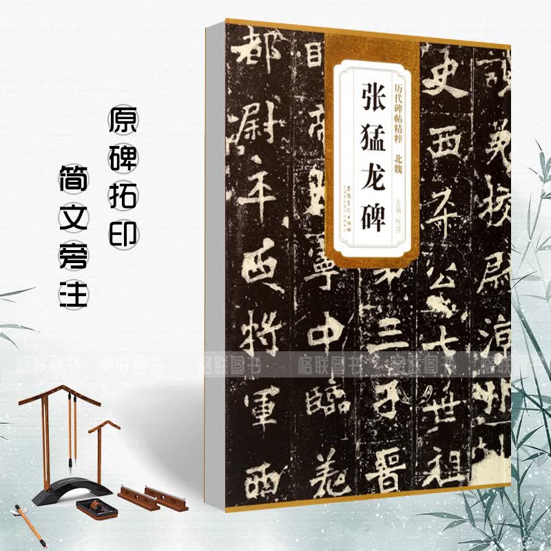【现货速发】北魏张猛龙碑历代碑帖精粹杜浩编 简体旁注碑帖楷书毛笔字帖书法练习临摹技法书写练字帖安徽美