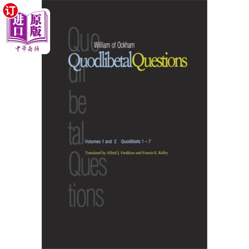 海外直订Quodlibetal Questions 问题