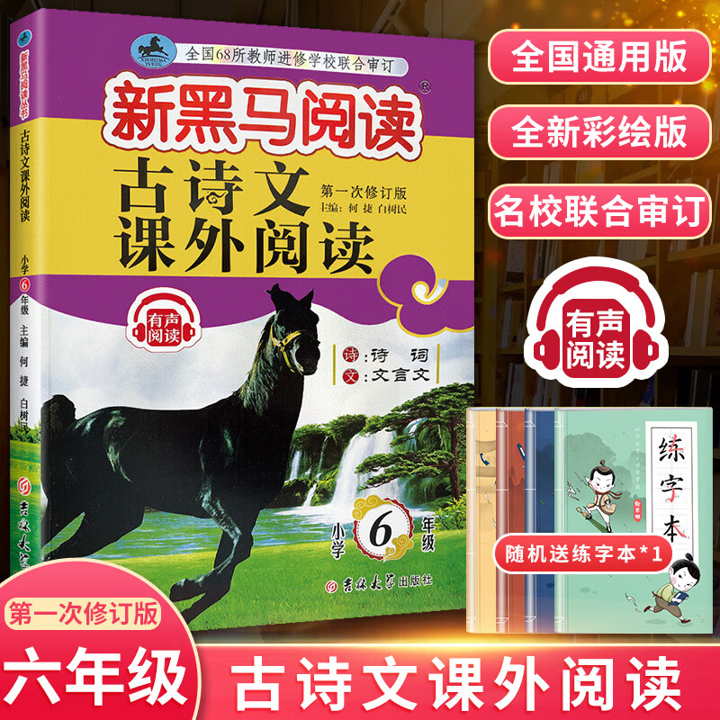 2023版六年级英语阅读理解训练全一册第六次修订版小学生6年级上册下册英语拓展阅读理解同步专项训练小学英 古诗文课外阅读 6年级