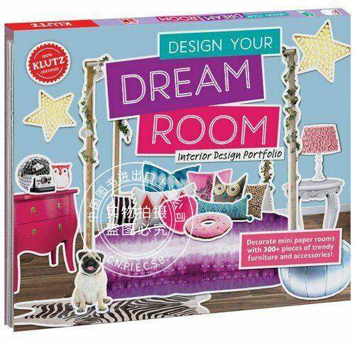 现货 KLUTZ Design Your Dream Room Toy 英文原版 设计理想