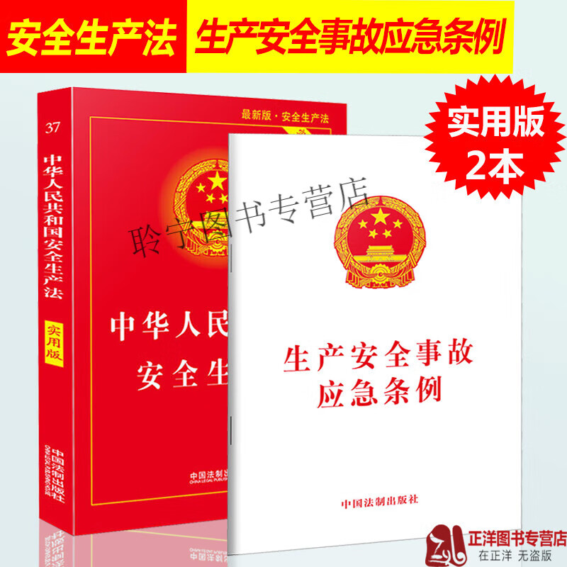 2023适用中华人民共和国安全生产法实用版法条2021年6月修订新版安全事故应急条例含典型案例消
