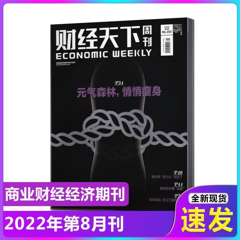 财经天下周刊杂志2022年第1-11期+18-21年商业财经经济期刊图书籍 2022年第8期