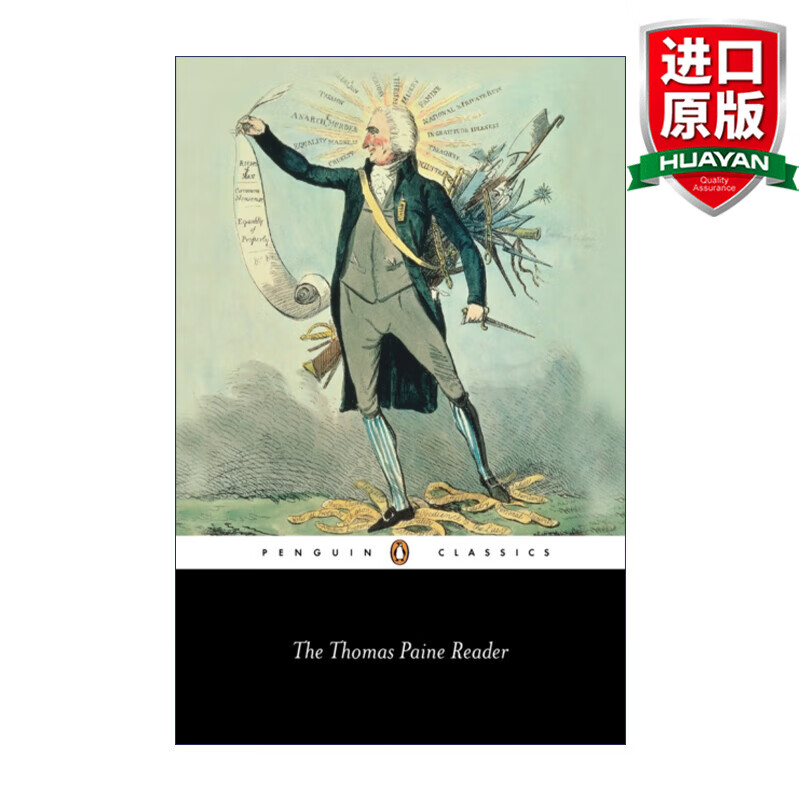 Thomas Paine Reader 英文原版 托马斯·潘恩文集 企鹅黑经典 英文版 进口英语原版书籍