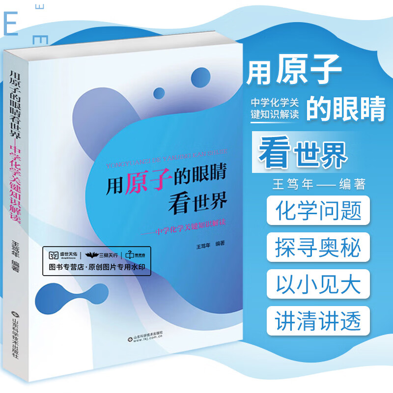 用原子的眼睛看世界 中学化学关键知识解读 王笃年 山东科学技术出版社 助力中学生对化学关键知识点的理解 青年化学教师加深理解