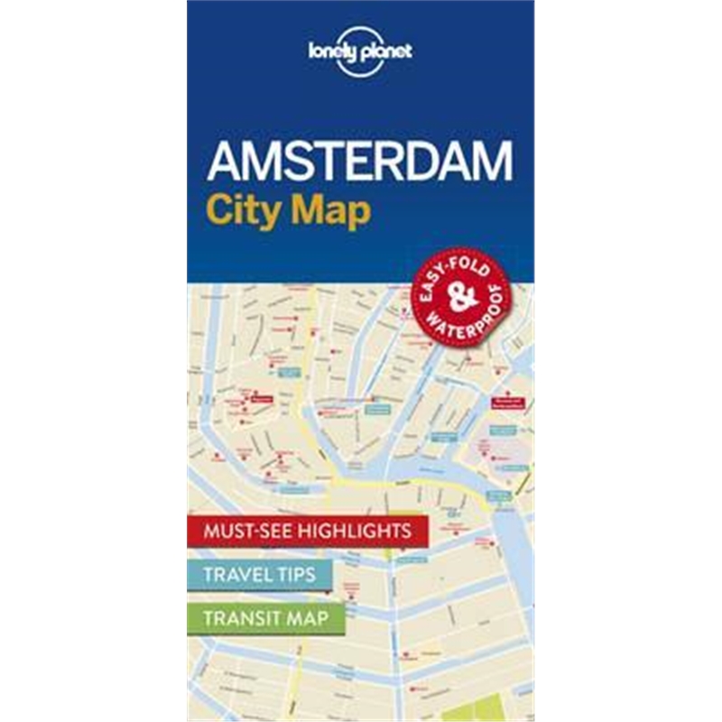 Lonely Planet Amsterdam City Map