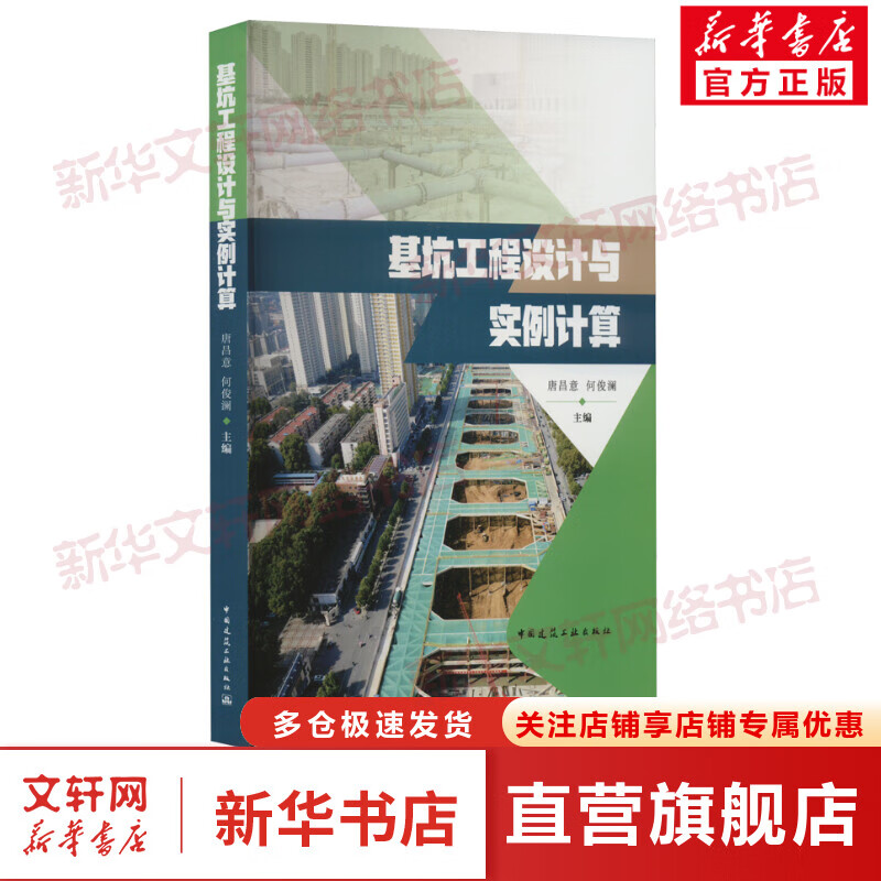 基坑工程设计与实例计算 图书