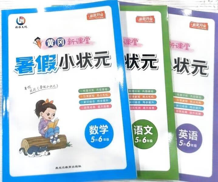 2023黄冈新课堂暑假小状元1.2.3.4.5年级语文数学英语 语文数学 数学 2升3