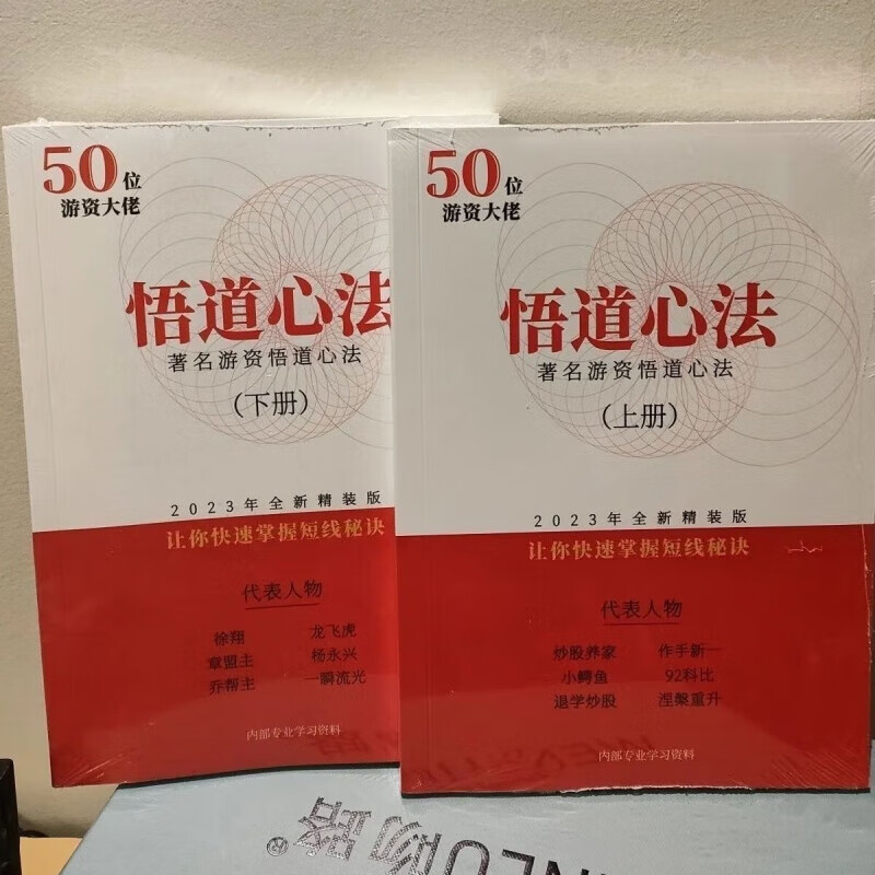 【全新现货】悟道50位一线游资心录思维项目心法纸质版材料达宋 上下册