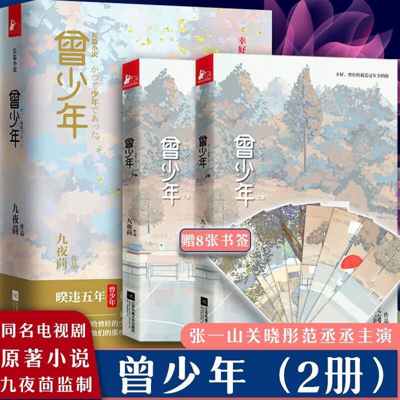 曾少年 套装上下册 九夜茴 关晓彤张一山主演电视剧原著 现当代青春文学言情小说电影视剧 曾少年（套装上下册）