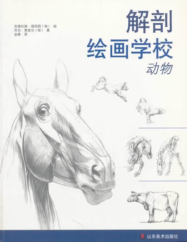 解剖绘画学校 动物 (匈)乔治？费舍尔 山东美术出版社